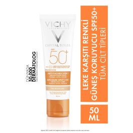 Vichy Capital Soleil Spf 50 Leke Karşıtı Renkli Güneş Koruyucu 50 ml ...