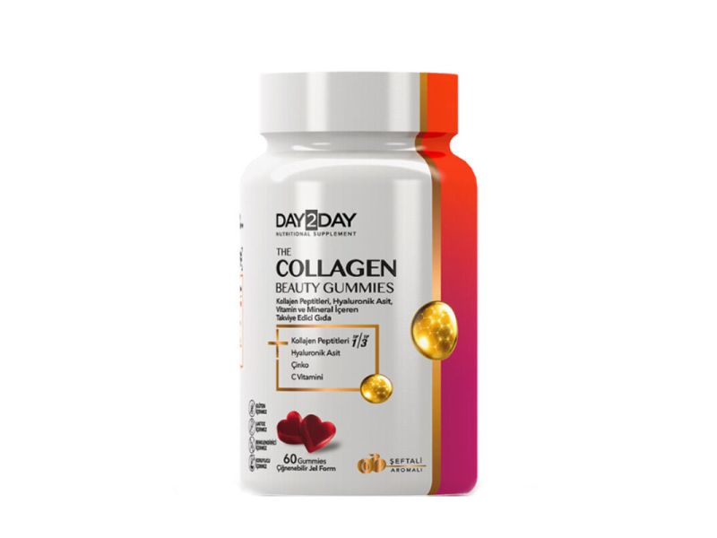 Day2Day The Collagen Beauty Gummies 60 Gummies Çiğnenebilir Tablet ...