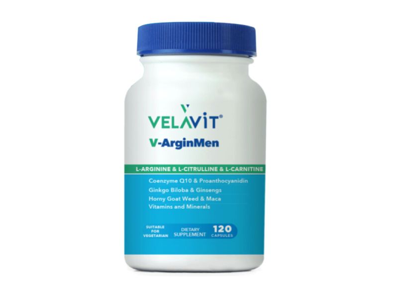 Velavit V-ArginMen Takviye Edici Gıda 120 Kapsül | Bonaliva
